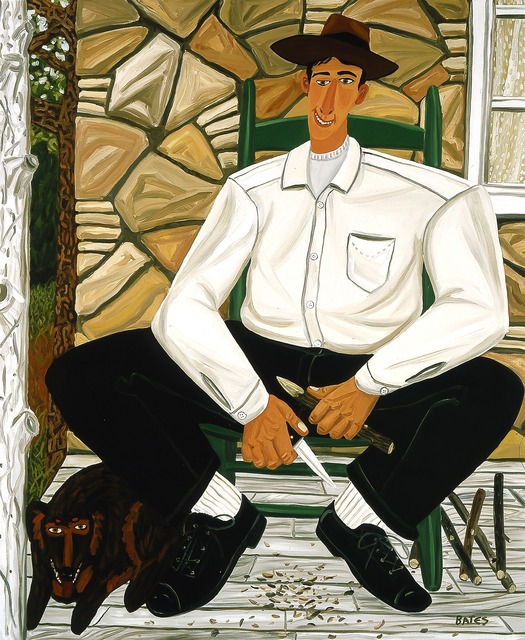 David Bates (b. 1952) | The Whittler (1983) | Artsy