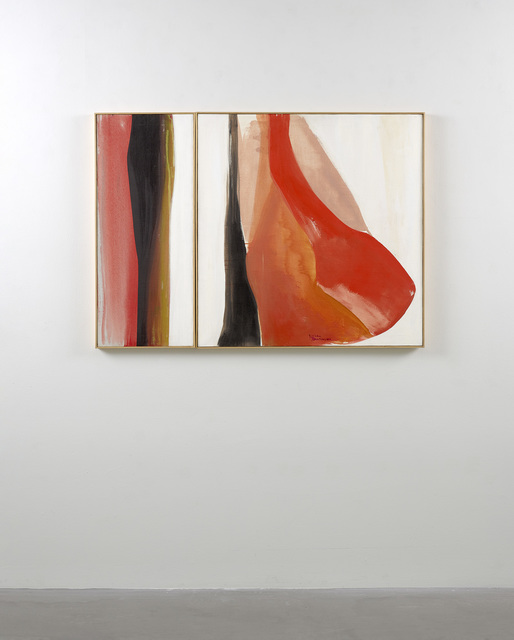 Lilian Thomas Burwell | Red Forms (diptych) (1970) | Available for Sale ...