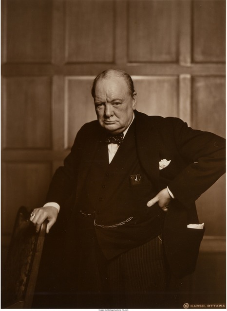 Yousuf Karsh | Winston Churchill (1941) | Artsy