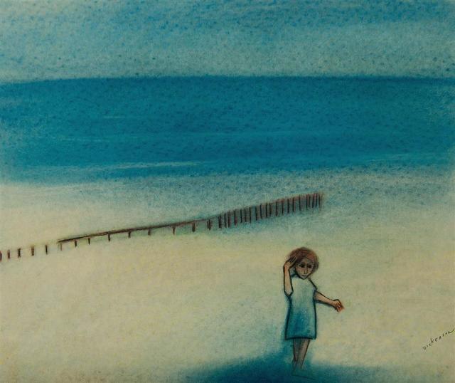 Robert Dickerson | Girl on a Beach (ca. 1970) | Artsy