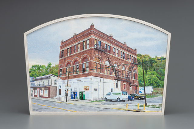 Lloyd Brown | Brick Building, Addyston, Ohio, US Highway 50 (2018) | Artsy