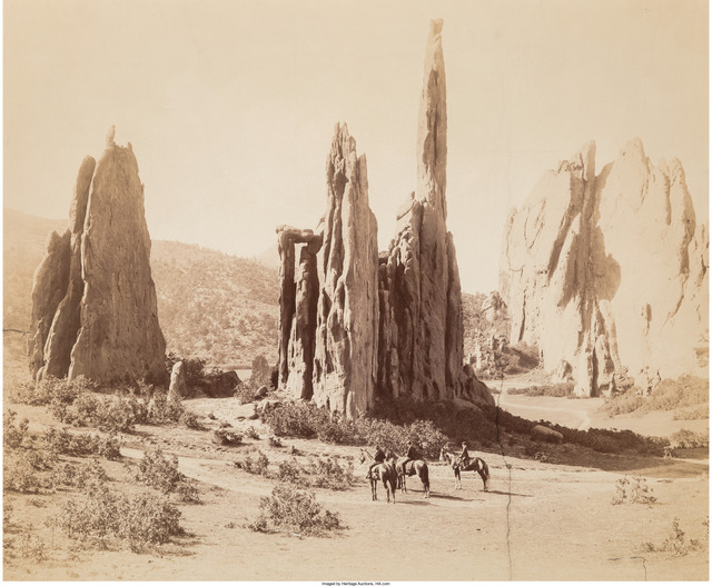 William Henry Jackson | Cathedral Spires, Garden of the Gods | Artsy