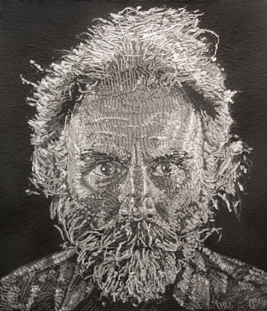 Chuck Close | Lucas, Paper/Pulp (2006) | Available for Sale | Artsy
