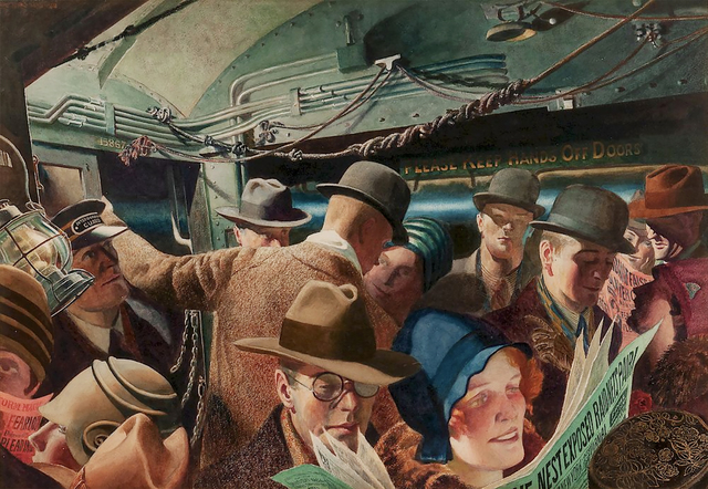 John Rutherford Boyd | In the Subway (1928) | Artsy