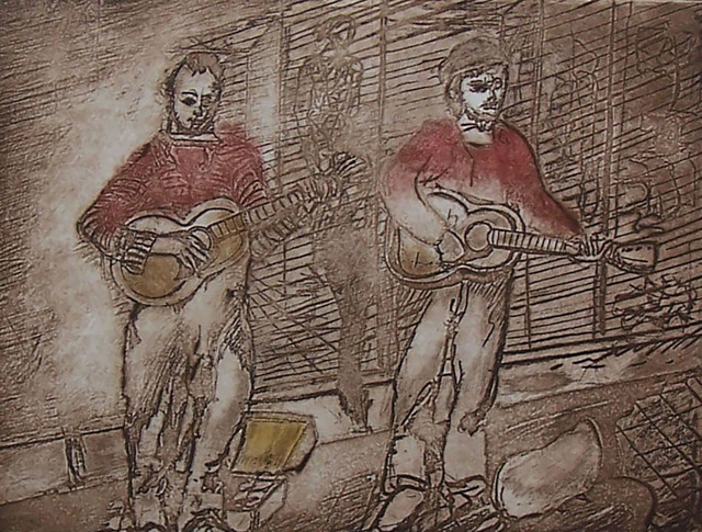Jacob Gildor | Street Musicians (1986) | Available for Sale | Artsy