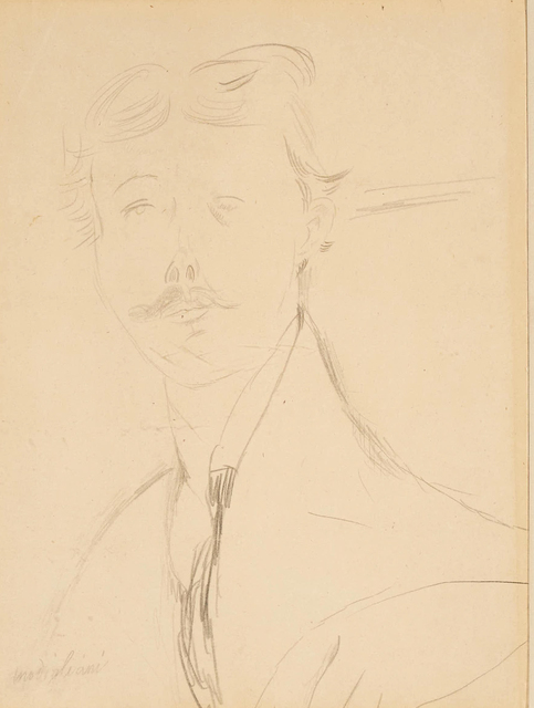 Amedeo Modigliani | Portrait d'un Jeune Honne (1917) | Artsy