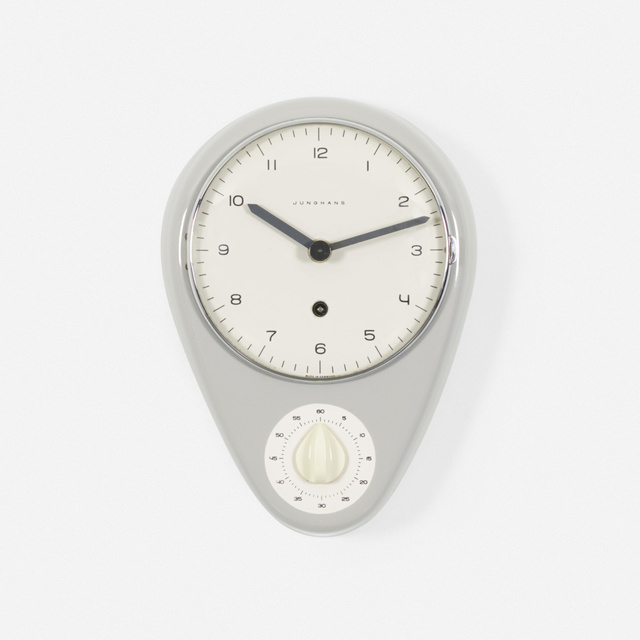 Max Bill, Junghan Kim | wall clock with timer (1954) | Artsy