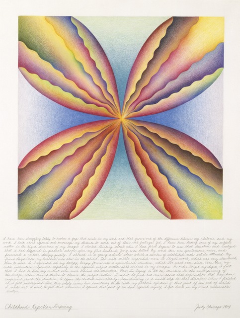 Judy Chicago | Childhood Rejection Drawing, from the Rejection Quintet ...