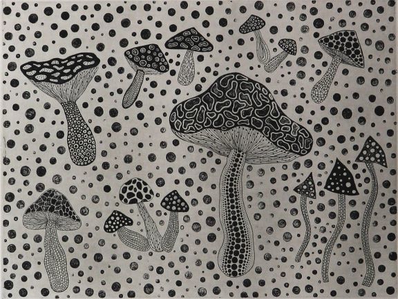 Yayoi Kusama | Mushrooms (1995) | Available for Sale | Artsy