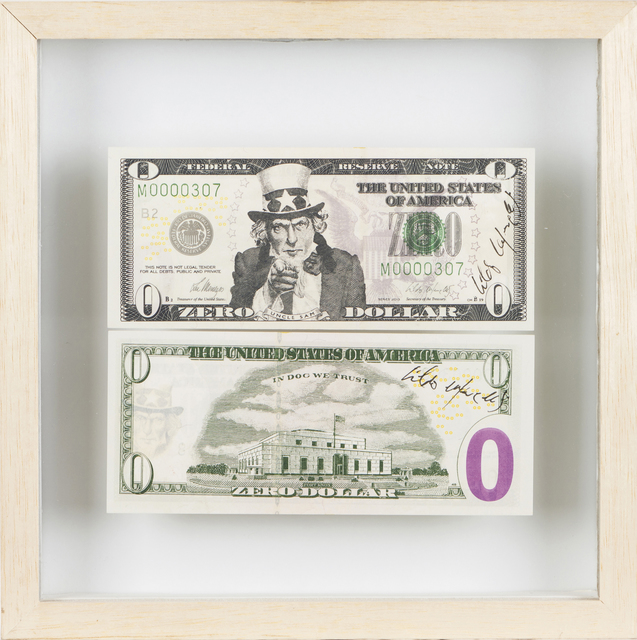 Cildo Meireles | Zero Dollar, From "Zero Dollars" series (1978-84) | Artsy