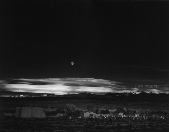 Ansel Adams | Moonrise Over Hernandez (Cancelled) (1941-printed circa ...