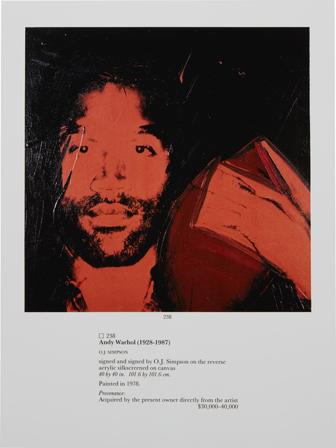 Chivas Clem | Untitled (Portrait of OJ Simpson) (1999) | Artsy