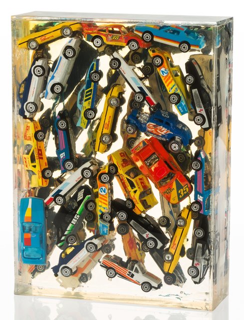 Arman | Car Accumulation (Matchbox Cars) (1985) | Artsy