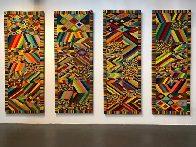 Ralph Ziman | Abstract Beaded Panels (2019) | Artsy