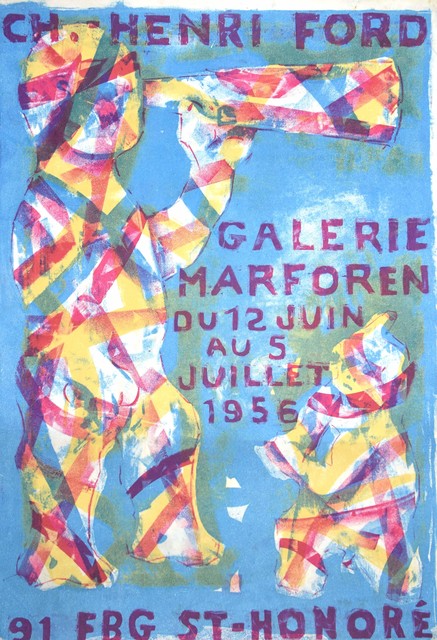 Charles Henri Ford | Henry Ford Vintage Exhibition Poster (1956 ...