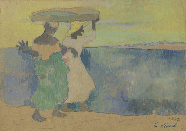 Charles Laval | Two Women Carrying Baskets on Martinique (1889) | Artsy