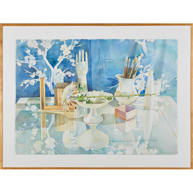 Charles Leclair | Untitled (still life with chrysanthemum) | Artsy