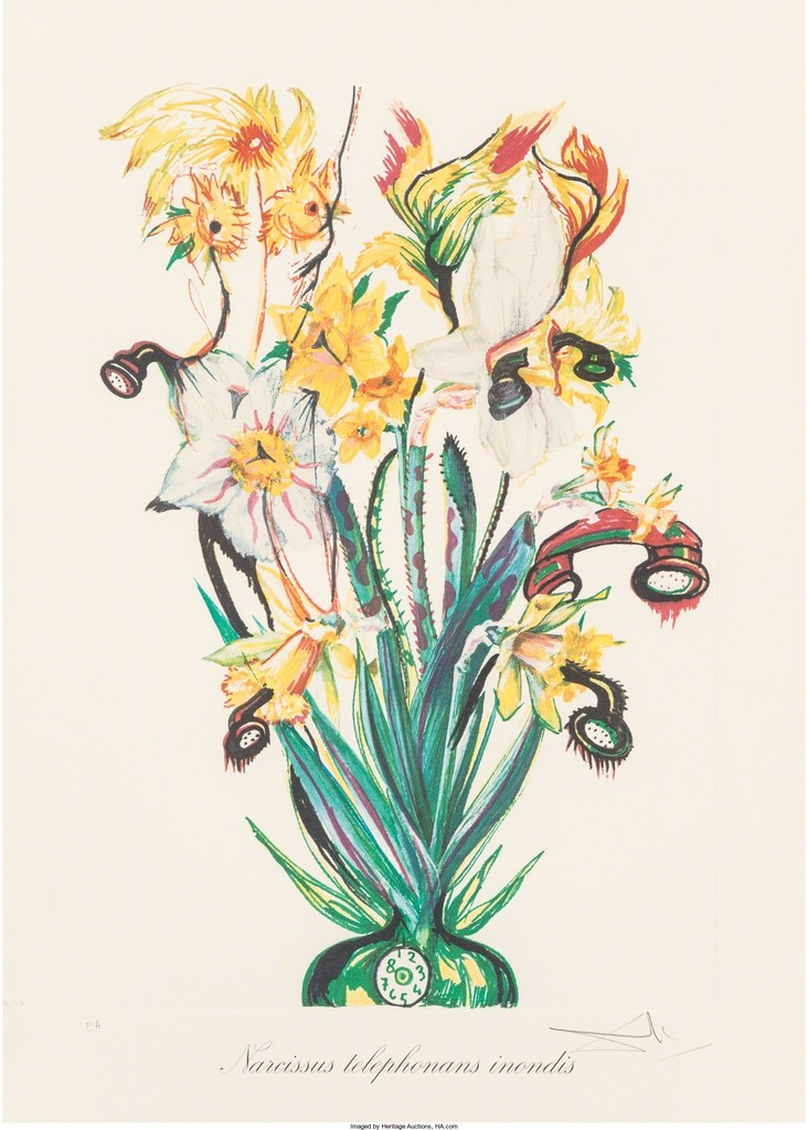 Salvador Dalí | Florals (Surrealist Flowers) (1972) | Artsy