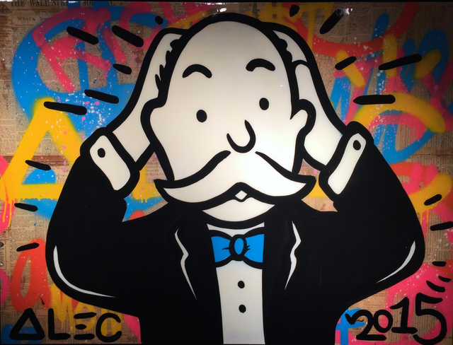 Alec Monopoly | Monopoly Holding his Head (2015) | Available for Sale ...