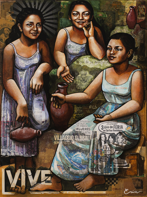 Erin Currier | Las Hijas de Berta Caceres (after Picasso) (2018) | Artsy