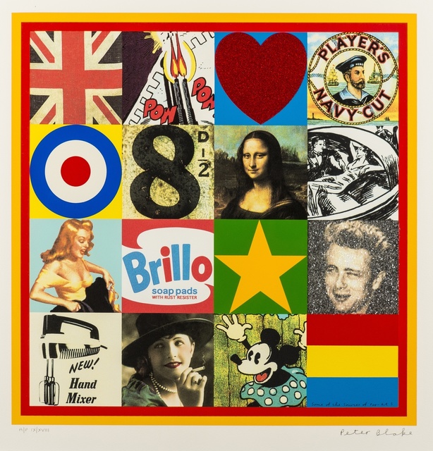 Peter Blake | Sources of Pop Art V (2007) | Artsy