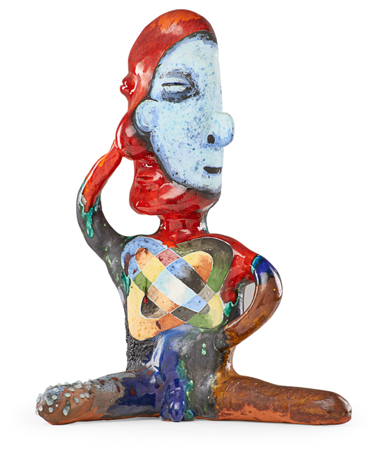 Michael Lucero | Sculpture from the Pre-Columbus series (1990) | Artsy