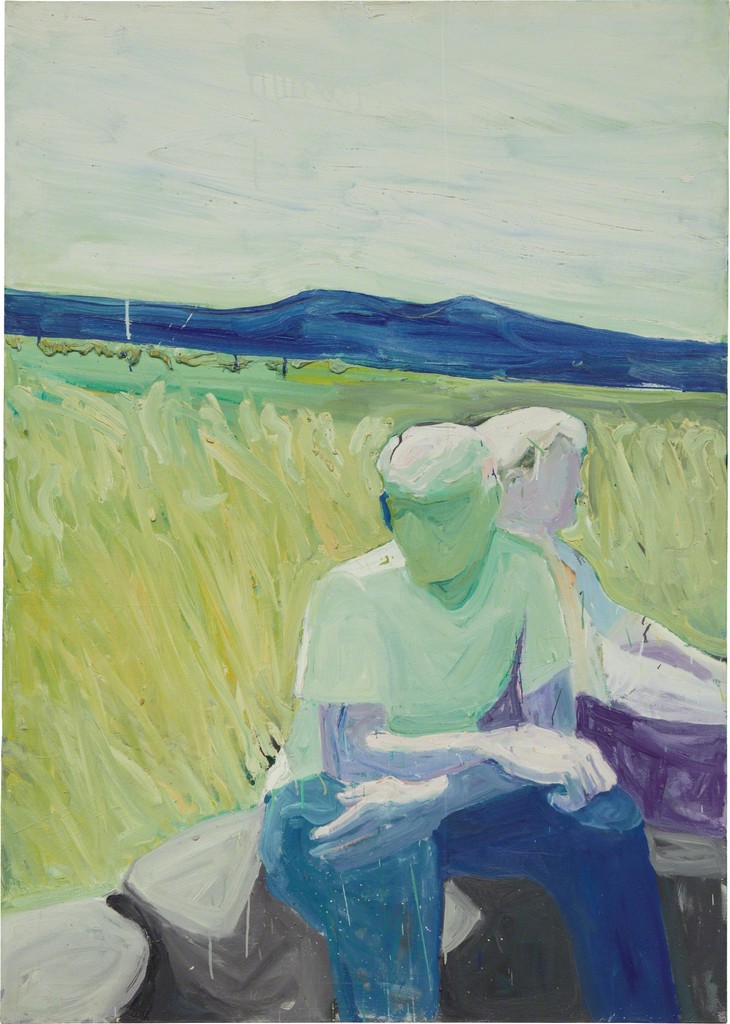 Paul Wonner | Two Figures in a Landscape (1958) | Artsy