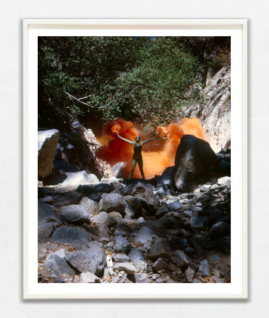 Judy Chicago | Woman with Orange Flares, 1972; from Women and Smoke ...