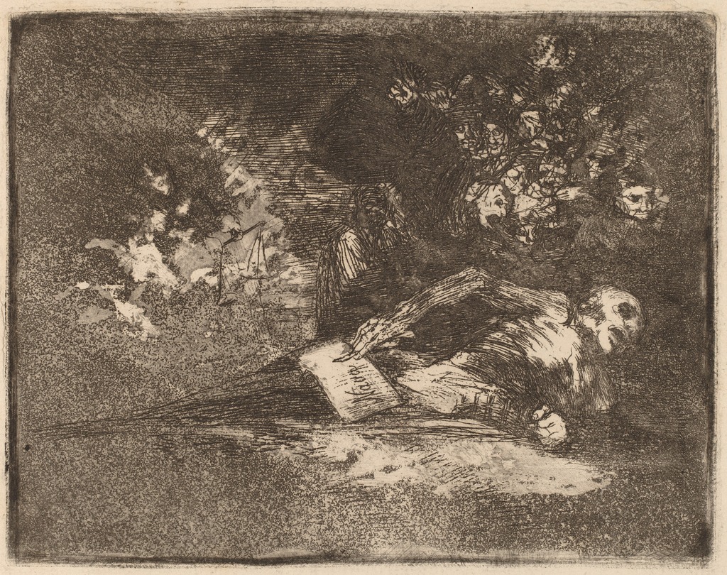 Francisco de Goya | Nada (Nothing) (1810/1820) | Artsy