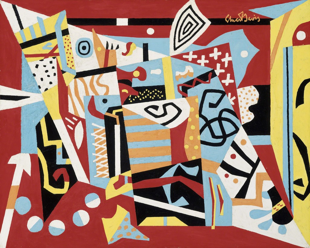 Stuart Davis | Hot Still-Scape for Six Colors — 7th Avenue Style (1940 ...