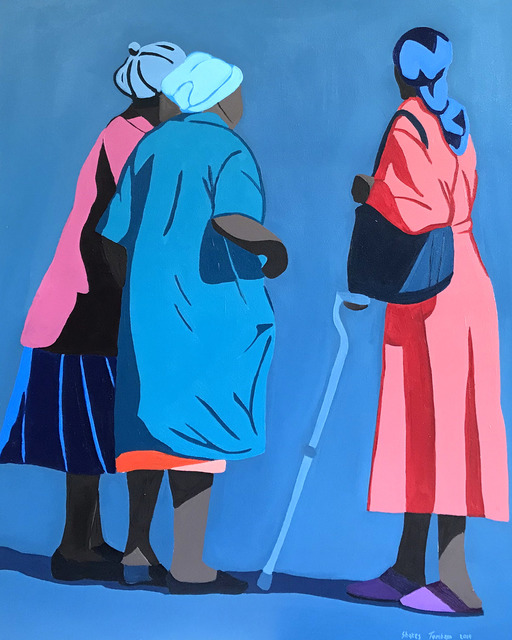 Shakes Tembani | 3 Ladies - one with a crutch (2019) | Artsy