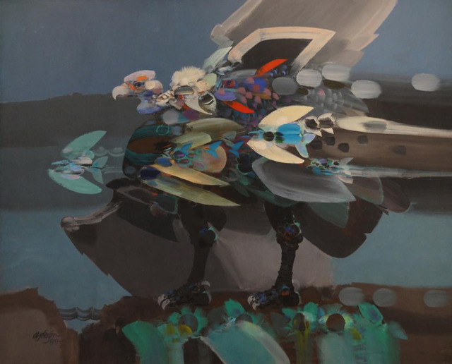 Alejandro Obregón | Female Condor (1989) | Available for Sale | Artsy