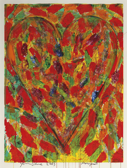 Jim Dine | Printing and Dancing XVIII (2003) | Artsy