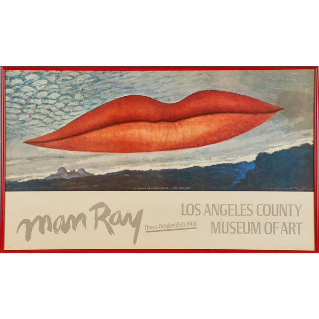 Man Ray | Man Ray exhibition poster, Los Angeles County Museum of Art ...