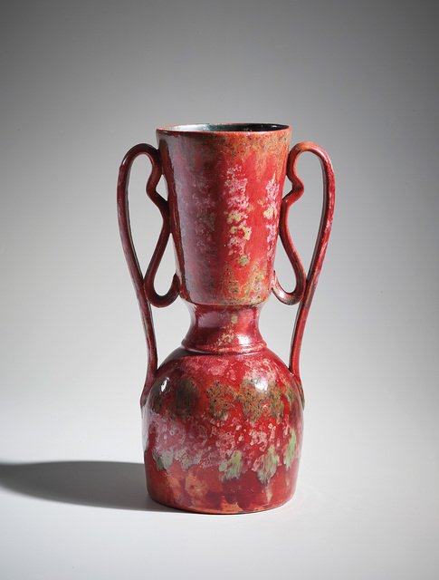 George Ohr | Tall two-handled vase (ca.1895) | Artsy