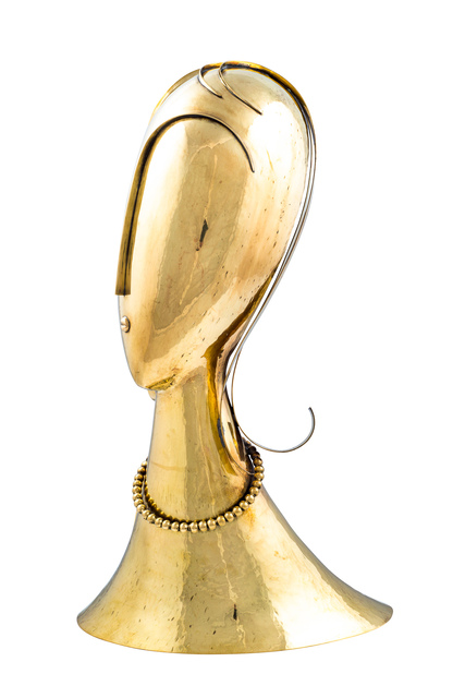 Hagenauer | Important beaten brass head sculpture by Franz Hagenauer ...