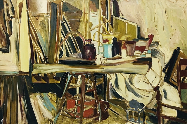 Gabriel Laderman | Studio Interior (ca. 1958) | Available for Sale | Artsy