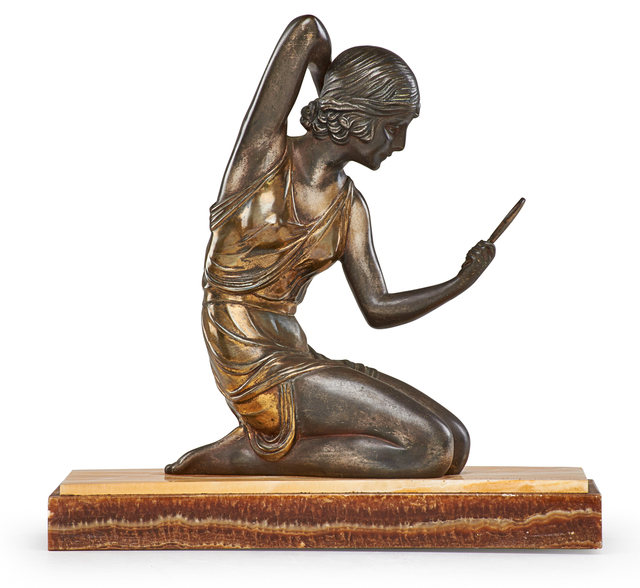 Demetre Chiparus | Art Deco sculpture, "Coquetry," France (ca. 1925 ...