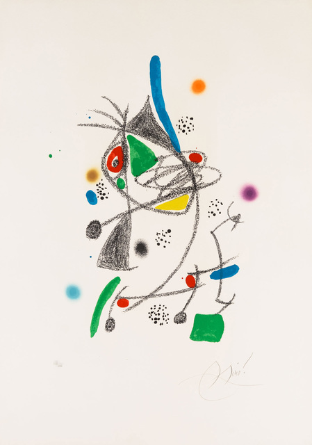 Joan Miró | Untitled from Wonders with Acrostic Variations in the ...