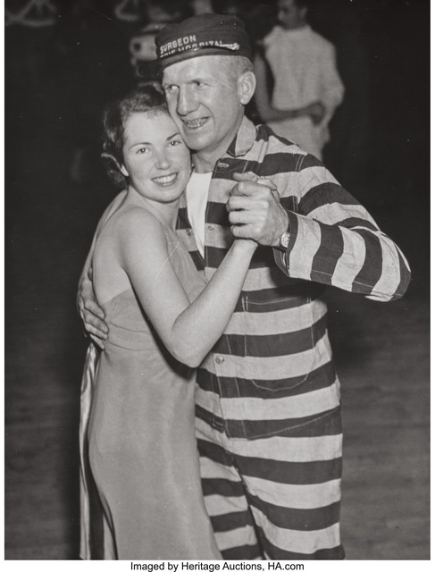 Weegee | Burglars Ball, Dr. Hannibal Hamlin and Edna Cobb Dancing at ...
