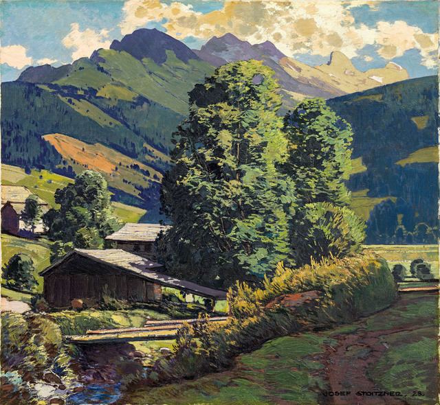 Josef Stoitzner | Alpine scenery in Styria (1928) | Artsy