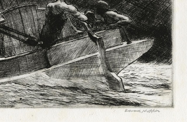 Edward Hopper | The Cat Boat. (1922) | Artsy