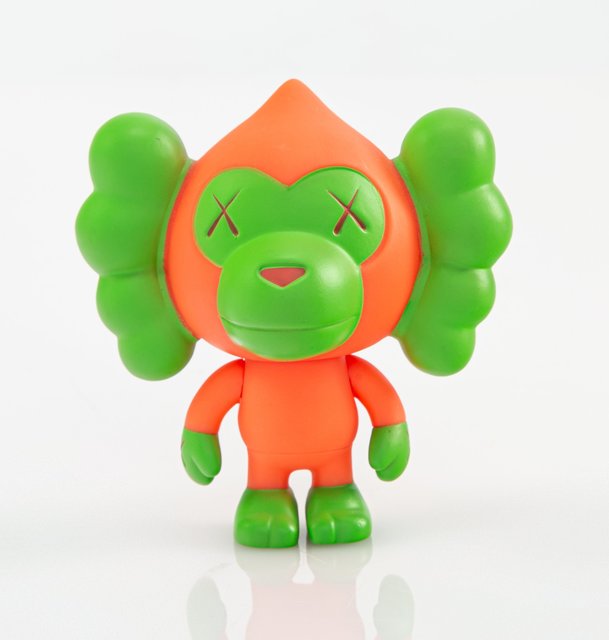 KAWS X BAPE | Baby Milo (Pink/Green) (2005) | Artsy