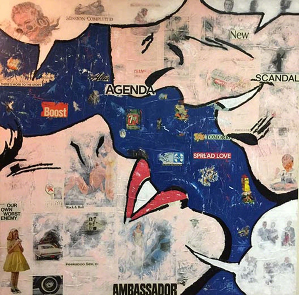 Heroes and Hookups Feature in Pop Paintings by John Joseph Hanright