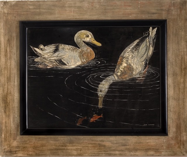 Jean Dunand | Lacquered Panel Depicting Ducks (1926) | Artsy