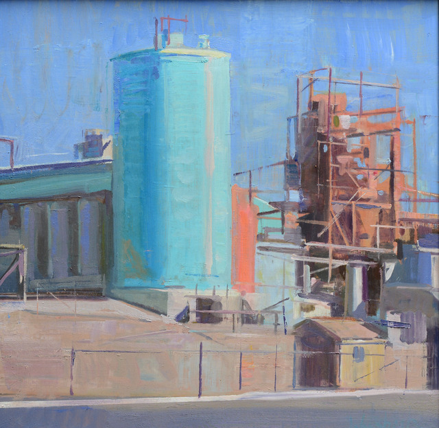 Kevin Weckbach | Turquoise Silo (2013) | Available for Sale | Artsy