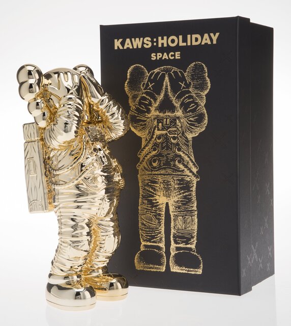 KAWS | Holiday: Space (Gold) (2020) | Artsy