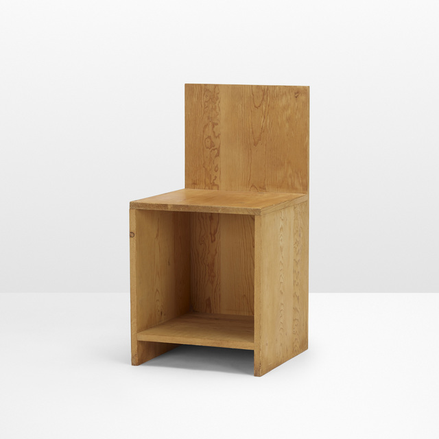 Donald Judd | Early chair (1979) | Artsy