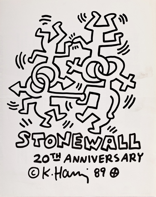 Keith Haring | Keith Haring Stonewall 20th anniversary poster (Keith ...