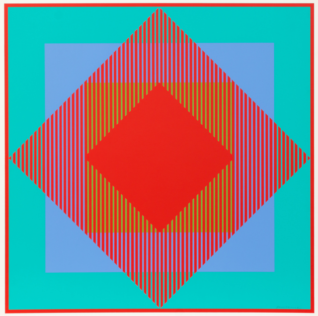 Richard Anuszkiewicz | Richard Anuszkiewicz: 1965 6 Seritypien | Artsy